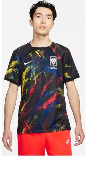 Nike Korea 2022/23 Stadium Home Dri-fit Soccer Jersey - Black/multi-color