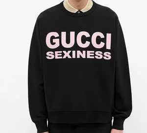 Gucci Sexiness Alphabet Printed Sweatshirt
