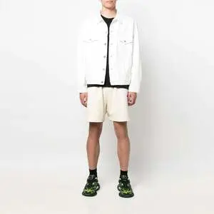 Balenciaga Political Campaign Sweat Shorts - Beige