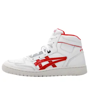 Asics High Top Athletic Sneakers - White/red