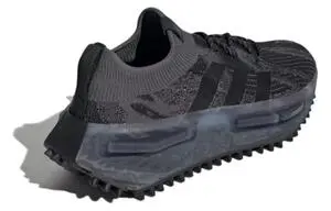 Adidas Nmd_s1 "tiger Stripes Black" Sneakers - Core Black/core Black/grey Five