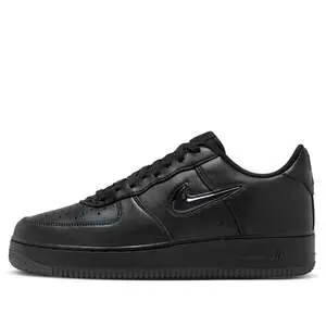 Nike Force 1 Jewel "color Of The Month Black" Sneakers - Black/black