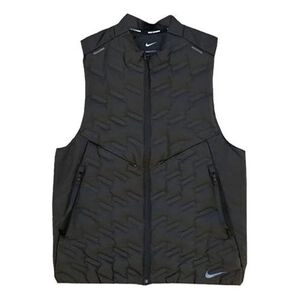 Nike Therma-fit Adv Repel Light Waterproof Running Sports Down Vest - Black