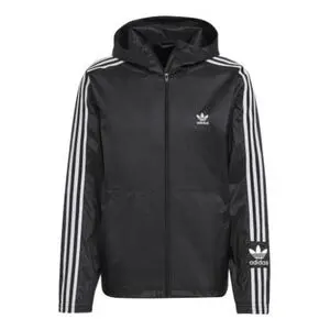 Adidas Originals Lock Up Wb Stripe Embroidered Hooded Track Jacket - Multi-color