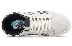 VANS Sk8-hi Reissue Lx Comfycush Hairy Suede Checkerboard High Top Sneakers