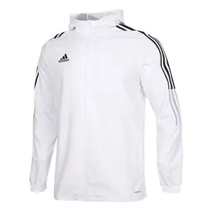 Adidas Tiro21 Wb Hooded Track Jacket - White