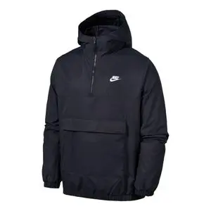 Nike Essential Woven Hoodie Anorak Jacket - Black