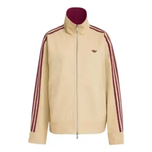 Adidas Twill Full Zip Jacket - Beige