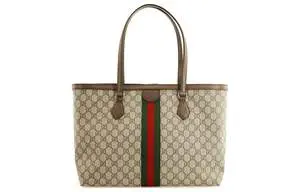 Gucci Ophidia Gg Middle-sized Tote Bag - Brown