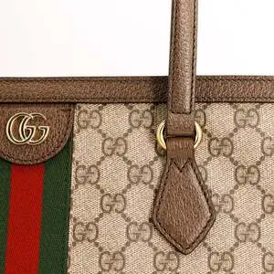 Gucci Ophidia Gg Middle-sized Tote Bag - Brown