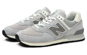 NEW BALANCE 574 "rain Cloud White" Sneakers - Gray/white