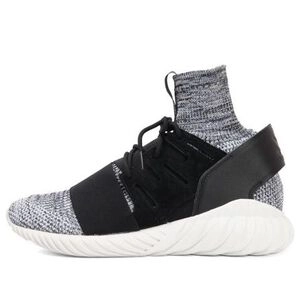 Adidas Tubular Doom Primeknit "grey Black" High Top Sneakers - Core Black/tech Ink