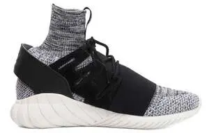 Adidas Tubular Doom Primeknit "grey Black" High Top Sneakers - Core Black/tech Ink