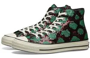 CONVERSE Chuck 70 High Top Sequin Sneakers - Red