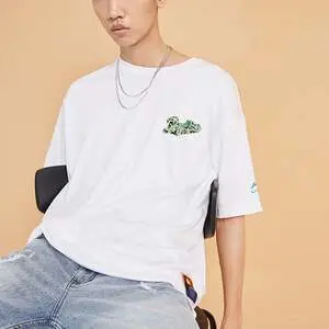 LI-NING Paris Fashion Week Series Subject Element Printing Short Sleeve