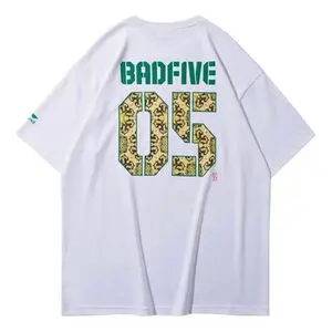 LI-NING Paris Fashion Week Series Subject Element Printing Short Sleeve - White
