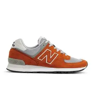NEW BALANCE 576 Made In Uk Sneakers - Orange/grey