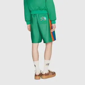 Gucci X The North Face Nylon Shorts - Green