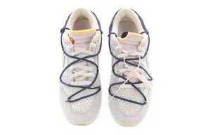 Nike X Off-white Dunk Low 'lot 18 Of 50' Sneakers - Gray/white