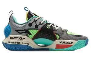 LI-NING Wade All City "hometown" Sneakers - Grey/black