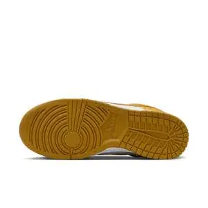Nike Dunk Low Next Nature Athletic Sneakers - Phantom/gold Suede-white-volt