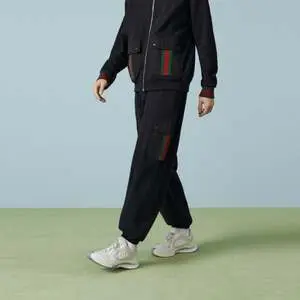 Gucci Cotton Jersey Jogging Pant With Web