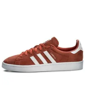 Adidas Campus Low Top Sneakers - Orange/white