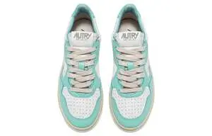 AUTRY Medalist Low Top Sneakers - White/teal