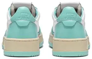 AUTRY Medalist Low Top Sneakers - White/teal
