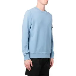 Stone Island Crewneck Sweatshirt - Light Blue