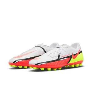Nike Phantom Gt2 Academy Ag Artificial Grass Cleats - White/red