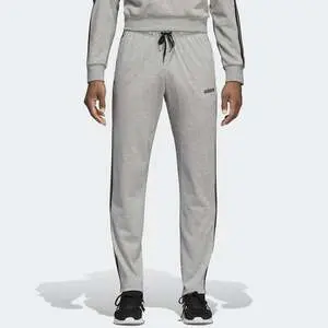 Adidas Printing Knit Drawstring Sports Pants Gray