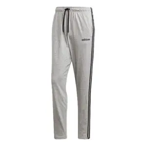 Adidas Printing Knit Drawstring Sports Pants Gray - Grey
