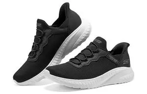 Sketchers Slip-ins Bobs Sport Squad Chaos Sneakers - Black/white