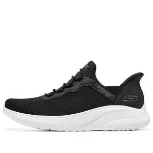 Sketchers Slip-ins Bobs Sport Squad Chaos Sneakers - Black/white
