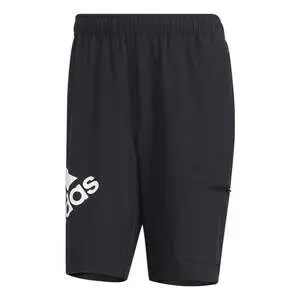 Adidas Alphabet Logo Straight Sports Shorts - Default Color