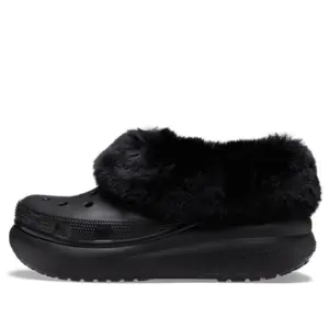 CROCS Furever Crush Shoe Clogs - Black