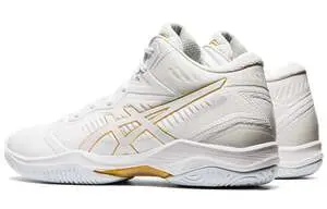 Asics High Top Athletic Footwear - White/gold