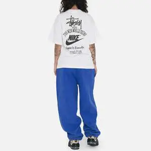 Nike X Stssy The Wide World Tribe Tshirt 'white - White/black