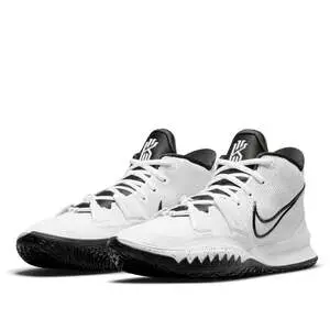 Nike Athletic Mid Top Sneakers - White/black