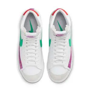 Nike Blazer Mid '77 High Top Sneakers - White/green/red