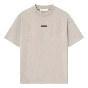 Fear Of God Ss25 Classic Short Sleeve T-shirt - Heather Stone