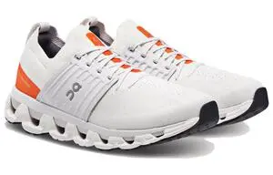 On Cloudswift 3 "ivory Flame" Sneakers - Ivory/flame
