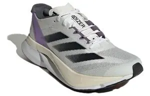 Adidas Adizero Boston 12 Running Sneakers - Cloud White/purple
