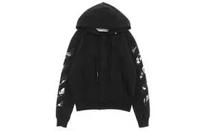 Off-White Caravaggio Square Slim Zip Hoodie /multicolor