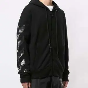 Off-White Caravaggio Square Slim Zip Hoodie /multicolor