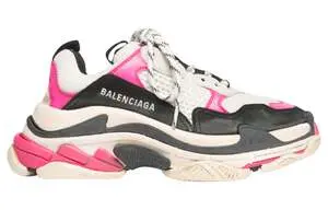 Balenciaga Triple S Trainer - Black/white/pink
