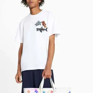 LOUIS VUITTON Animal Pattern Printing Short Sleeve