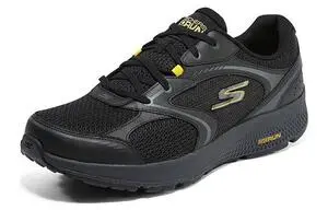 Sketchers Go Run Consistent Athletic Sneakers - Black/yellow