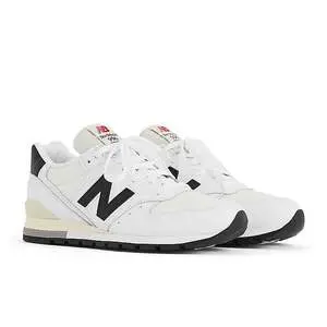NEW BALANCE 996 Made In Usa Athletic Sneakers - White/black